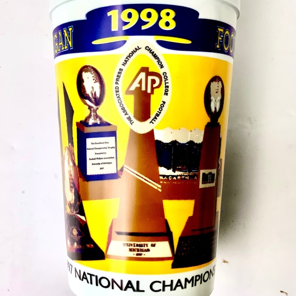 Michigan | Other | 998 National Champion Set Of Four Cups | Poshmark